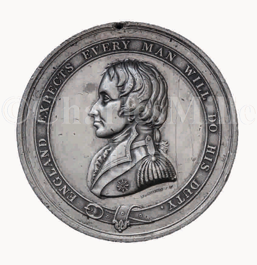 Lot 58 - Nelson Testimonial Medal, 1844, in white. Lot 58 - Nelson Testimonial Medal, 1844, in white.