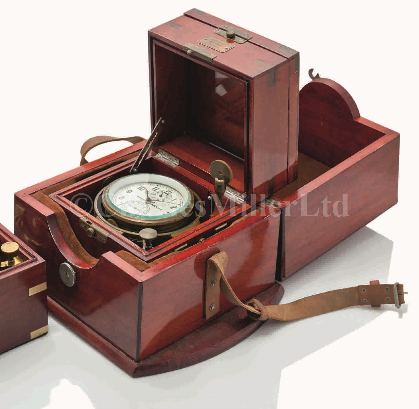 Lot 262 - A TWO-DAY RUSSIAN MARINE CHRONOMETER, 20TH...