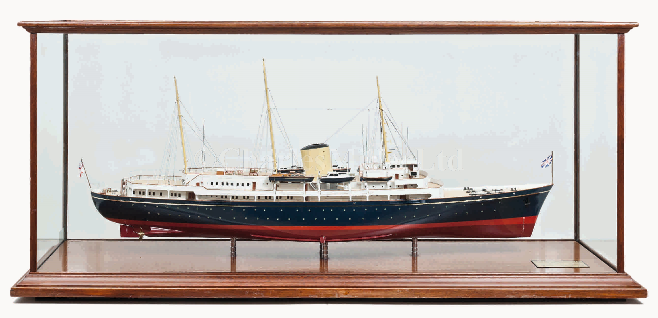 Lot 288 - A 1:100 SCALE MODEL OF THE R.Y. BRITANNIA...