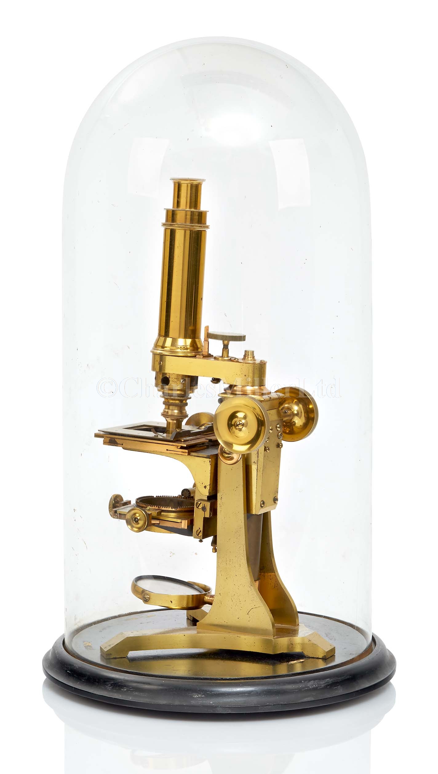 Lot 218 - A ROSS NO. 2 MONOCULAR MICROSCOPE, CIRCA...