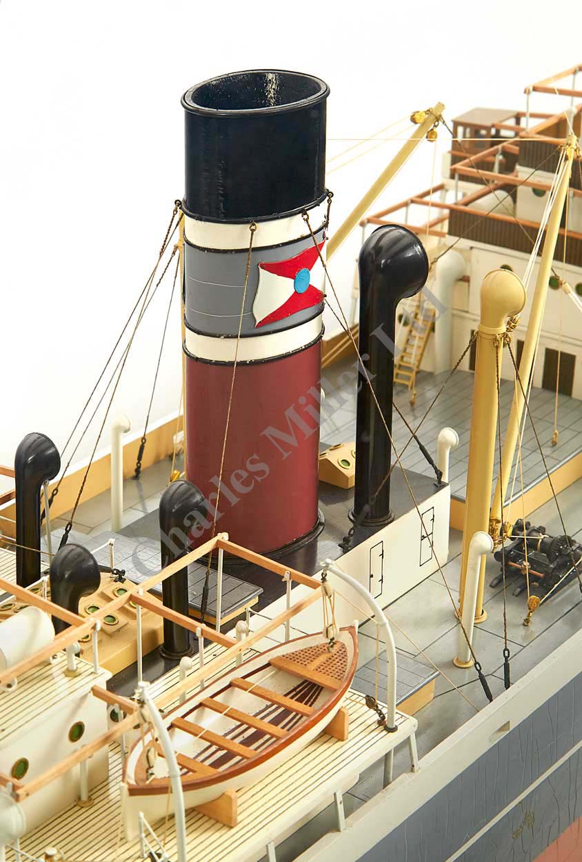 Lot 295 - A BUILDER'S MODEL FOR THE S.S. ROYAL EMBLEM,.