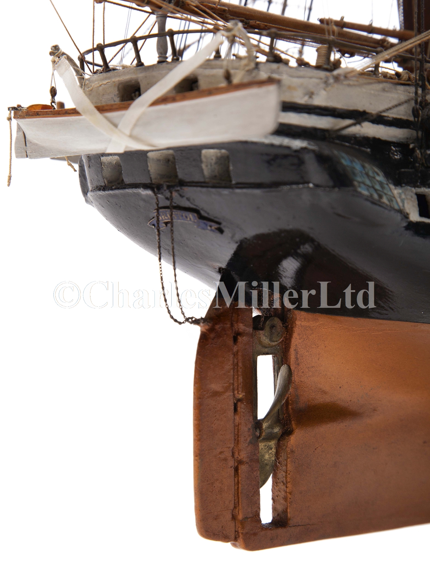 Lot 304 - A REMARKABLY DETAILED 1IN:1FT SCALE MODEL OF.