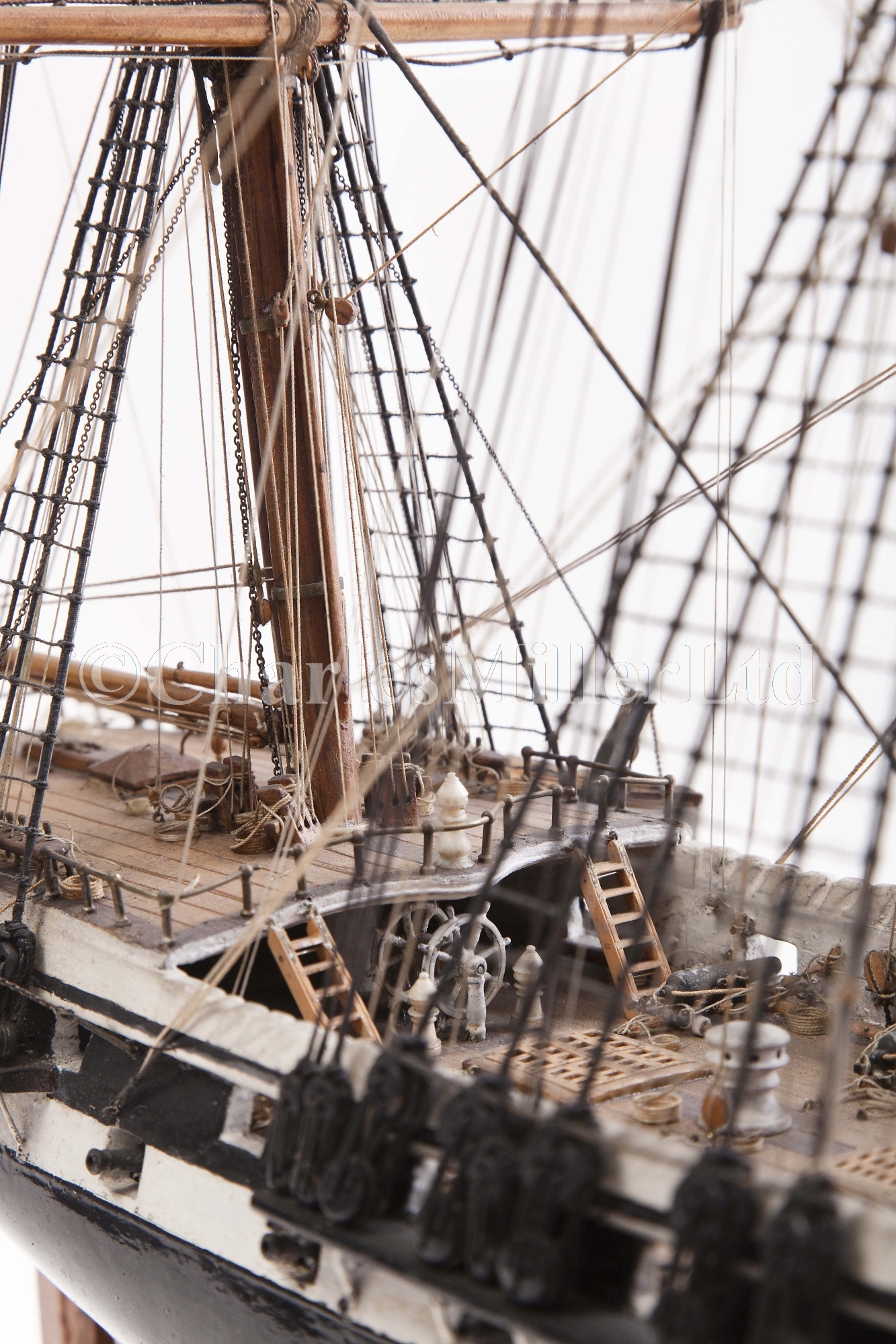 Lot 304 - A REMARKABLY DETAILED 1IN:1FT SCALE MODEL OF.