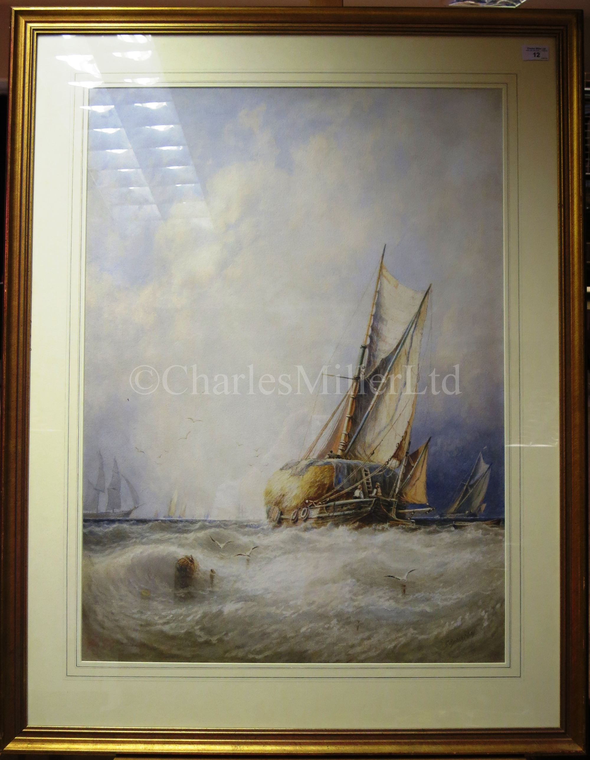 Lot 5 - GEORGE STAINTON (BRITISH 1838-1900) Hay