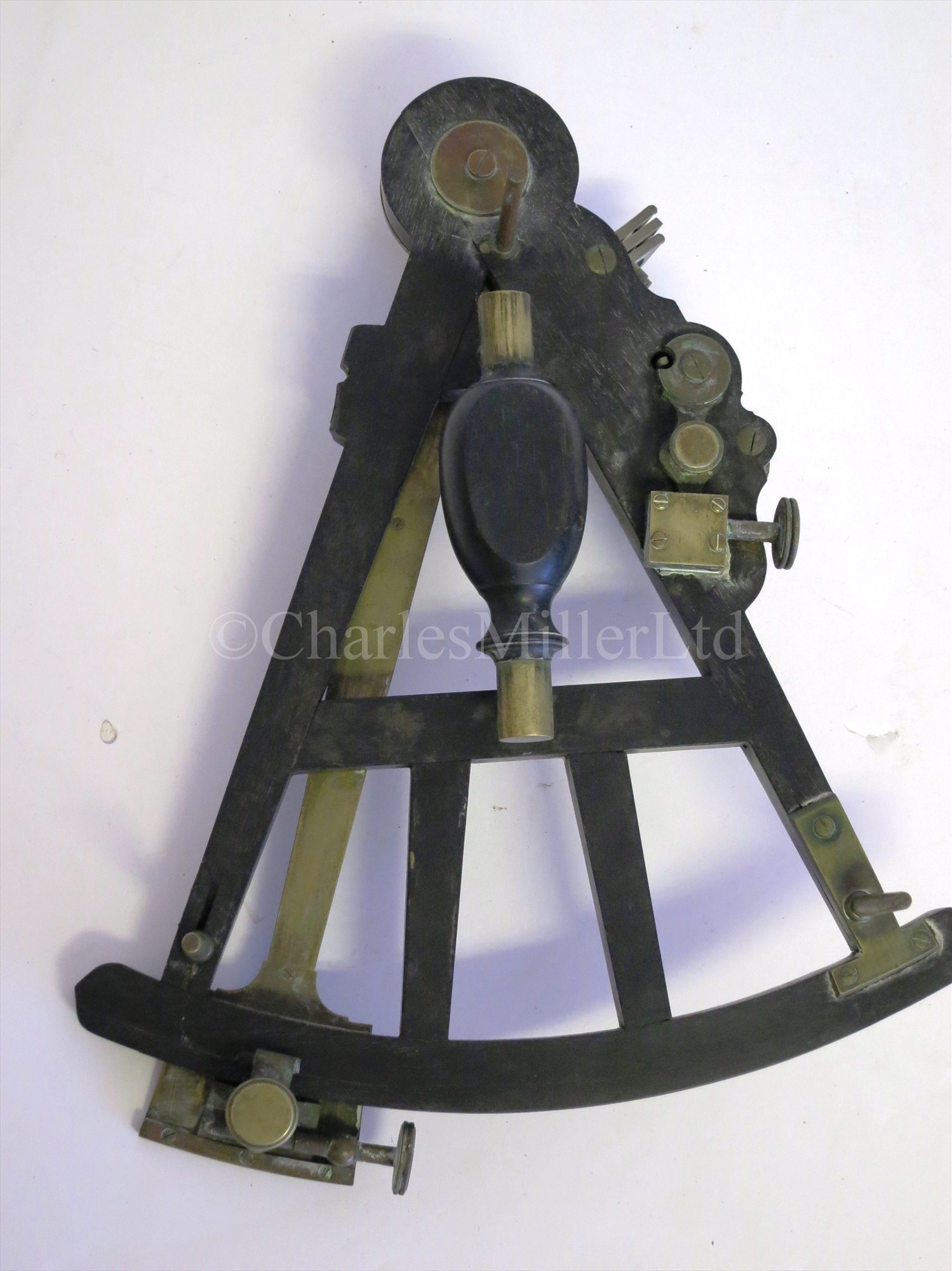 Lot 262 A 10in Radius Vernier Octant By Spencer