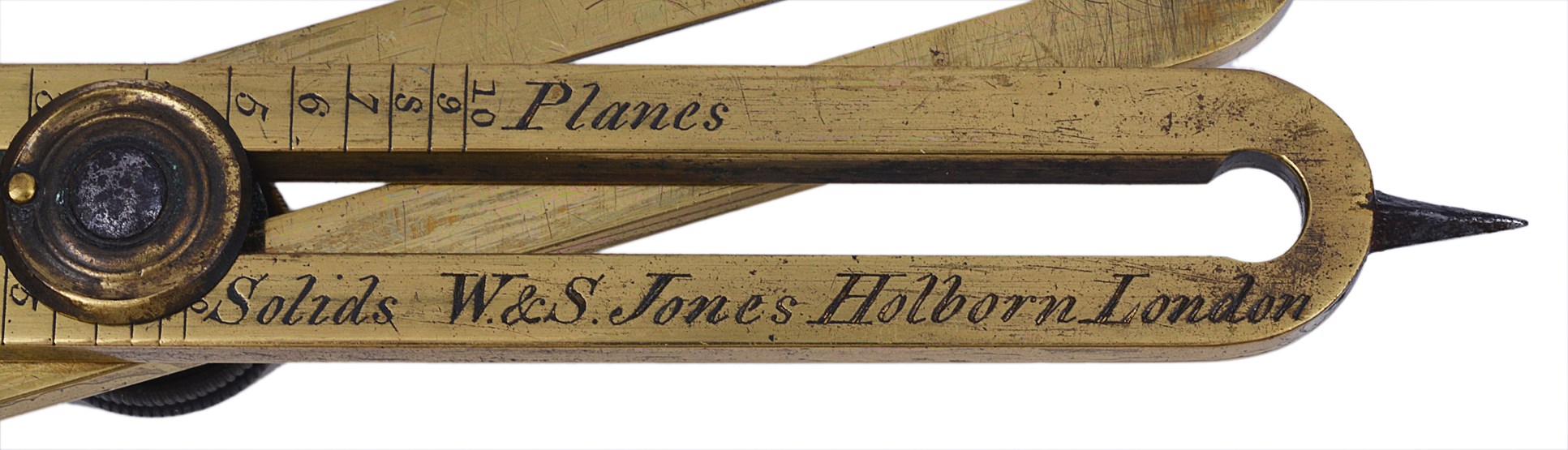 Lot 313 - A PAIR OF PROPORTIONAL DIVIDERS BY W & S...