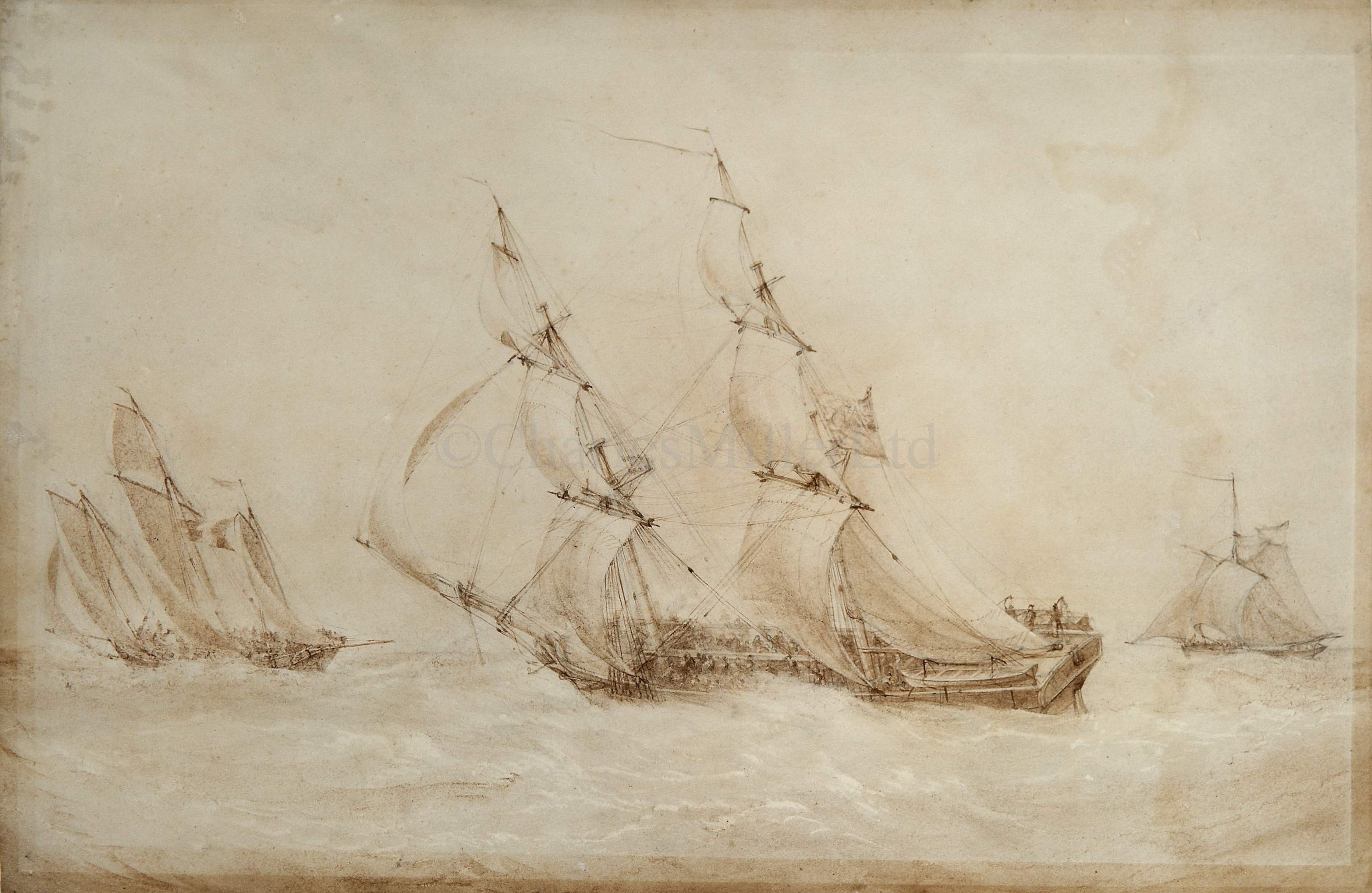 Lot 27 - ATTRIBUTED TO NICHOLAS POCOCK