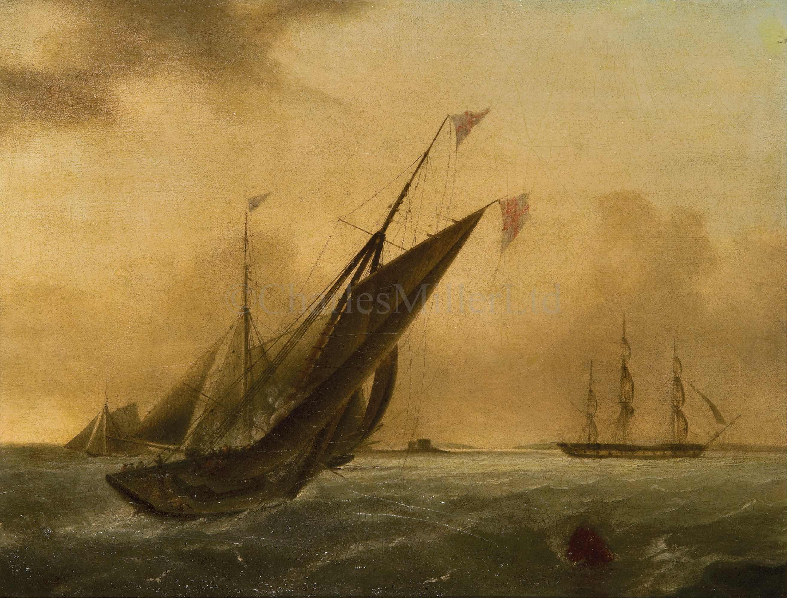 Lot 21 - MAX PARSONS Shipping off Scarborough.