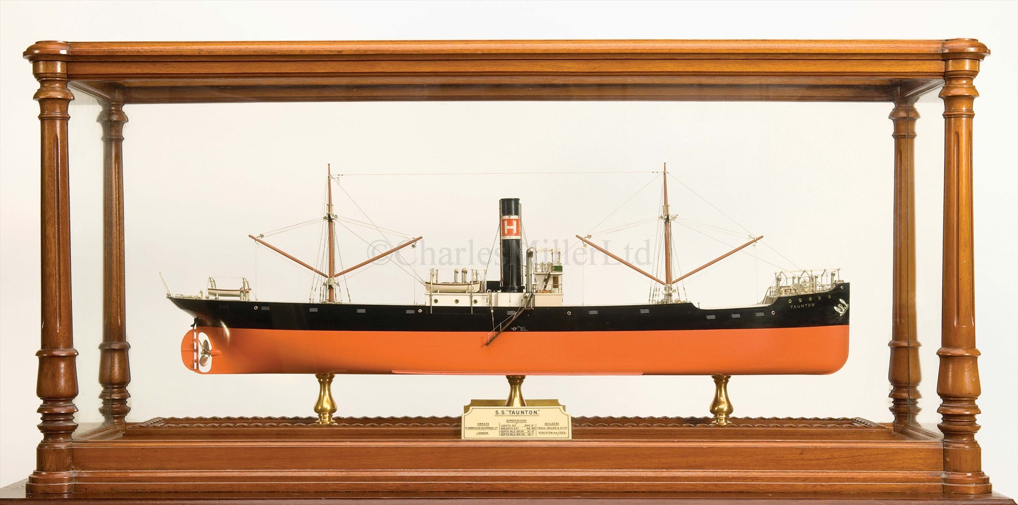 Lot 167 - A FINE BUILDER'S MODEL OF THE CARGO SHIP...