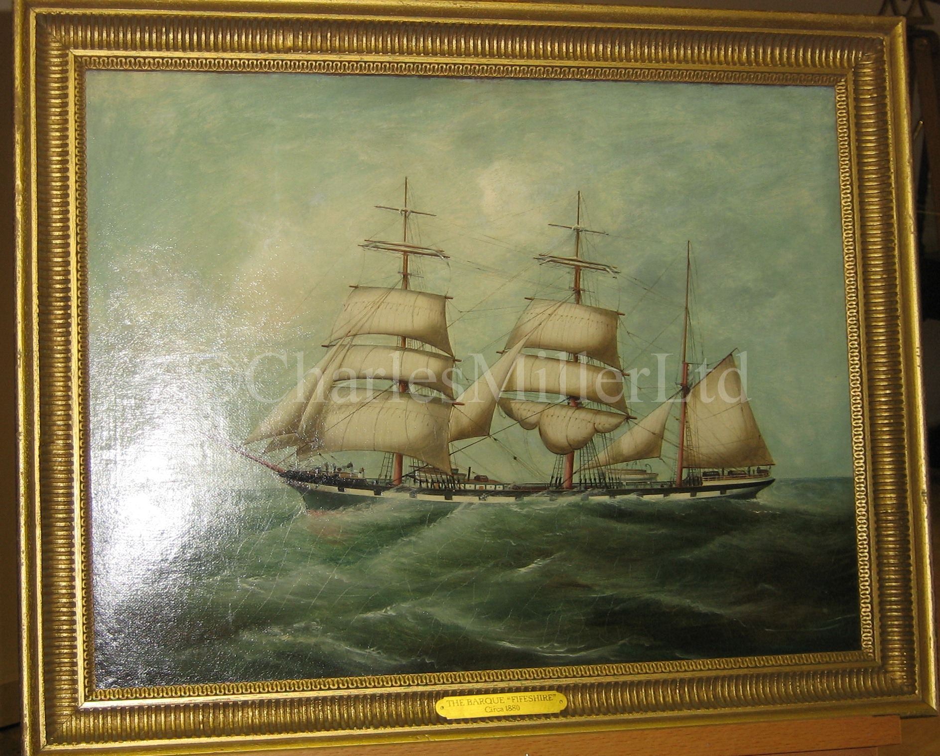 Lot 16 - ENGLISH SCHOOL, CIRCA 1880 'The Barque...