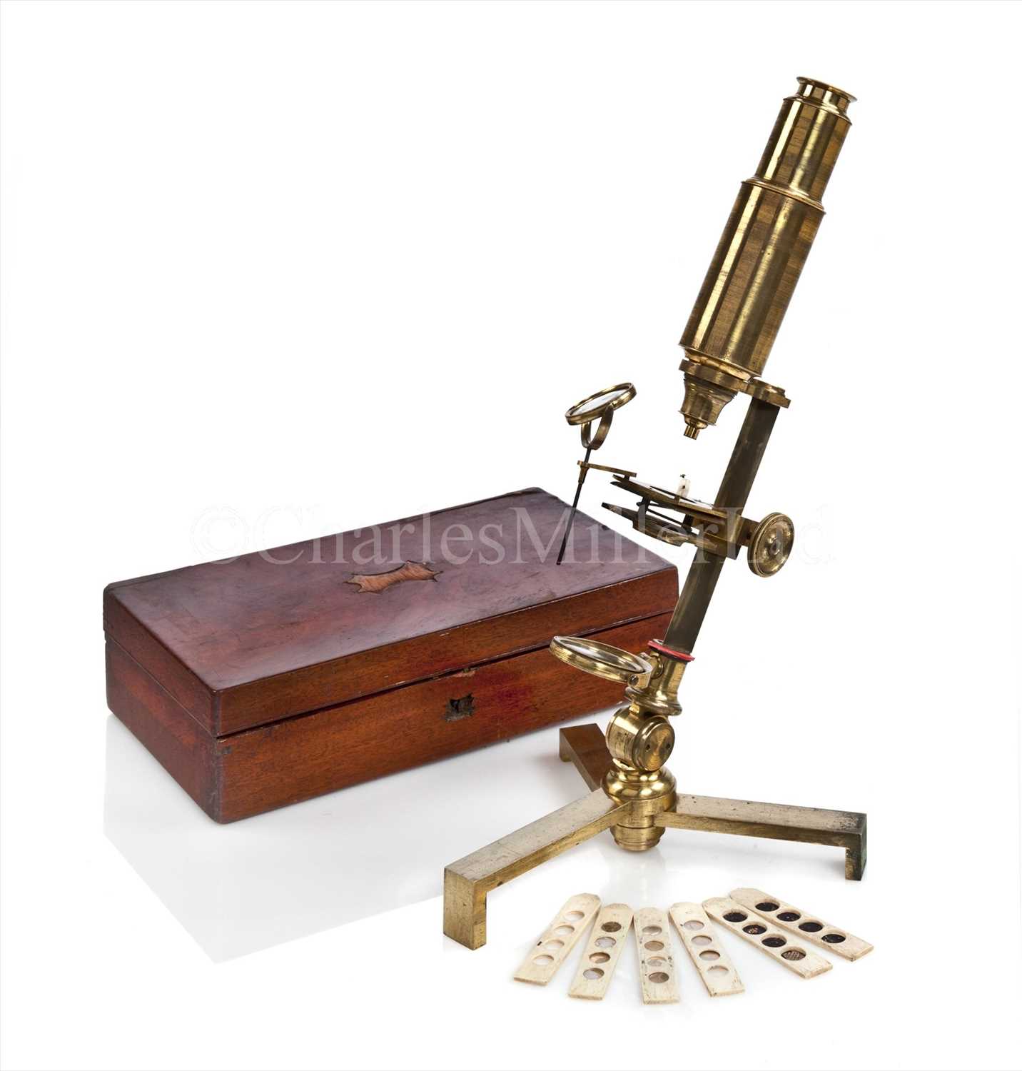 Lot 201 - A 19TH-CENTURY JONES-TYPE MONOCULAR