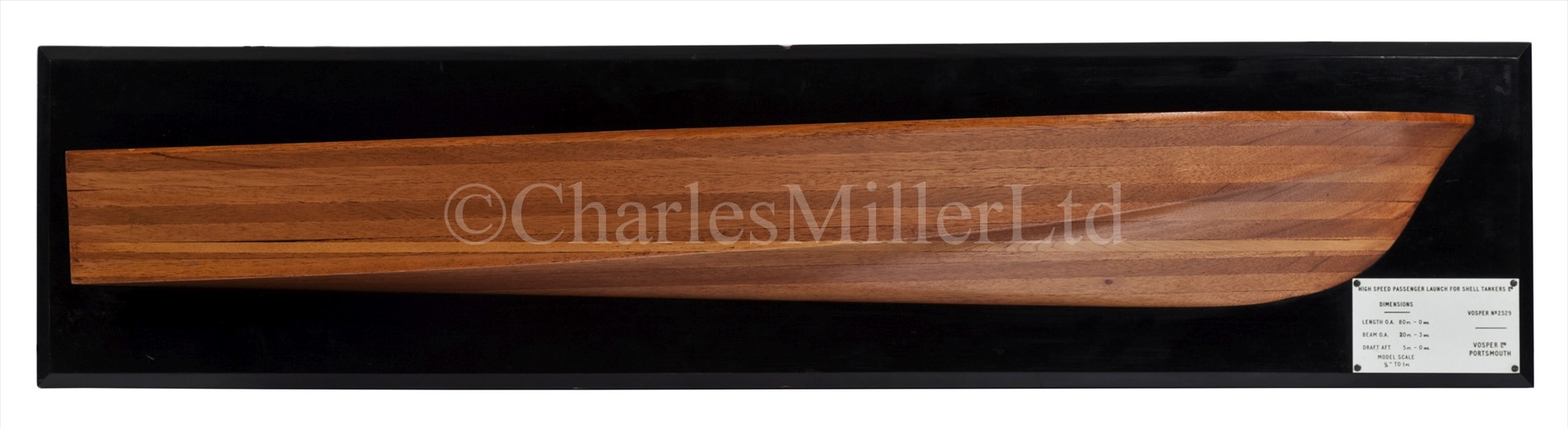 Lot 238 - A ½":1' SCALE BUILDER'S HALF-BLOCK MODEL FOR