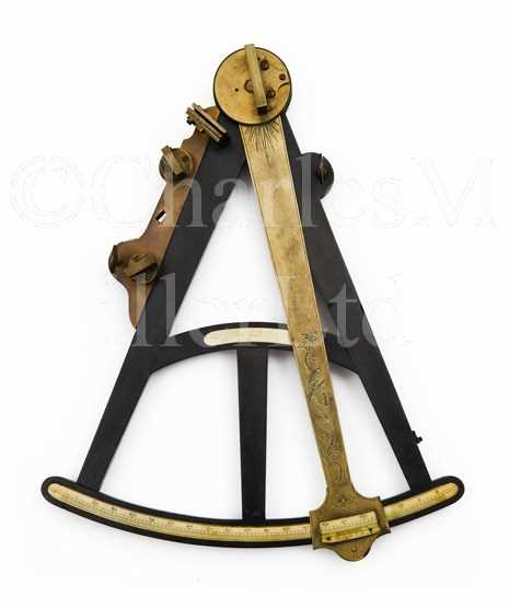 Lot 212 An 18th Century 14½in Radius Vernier