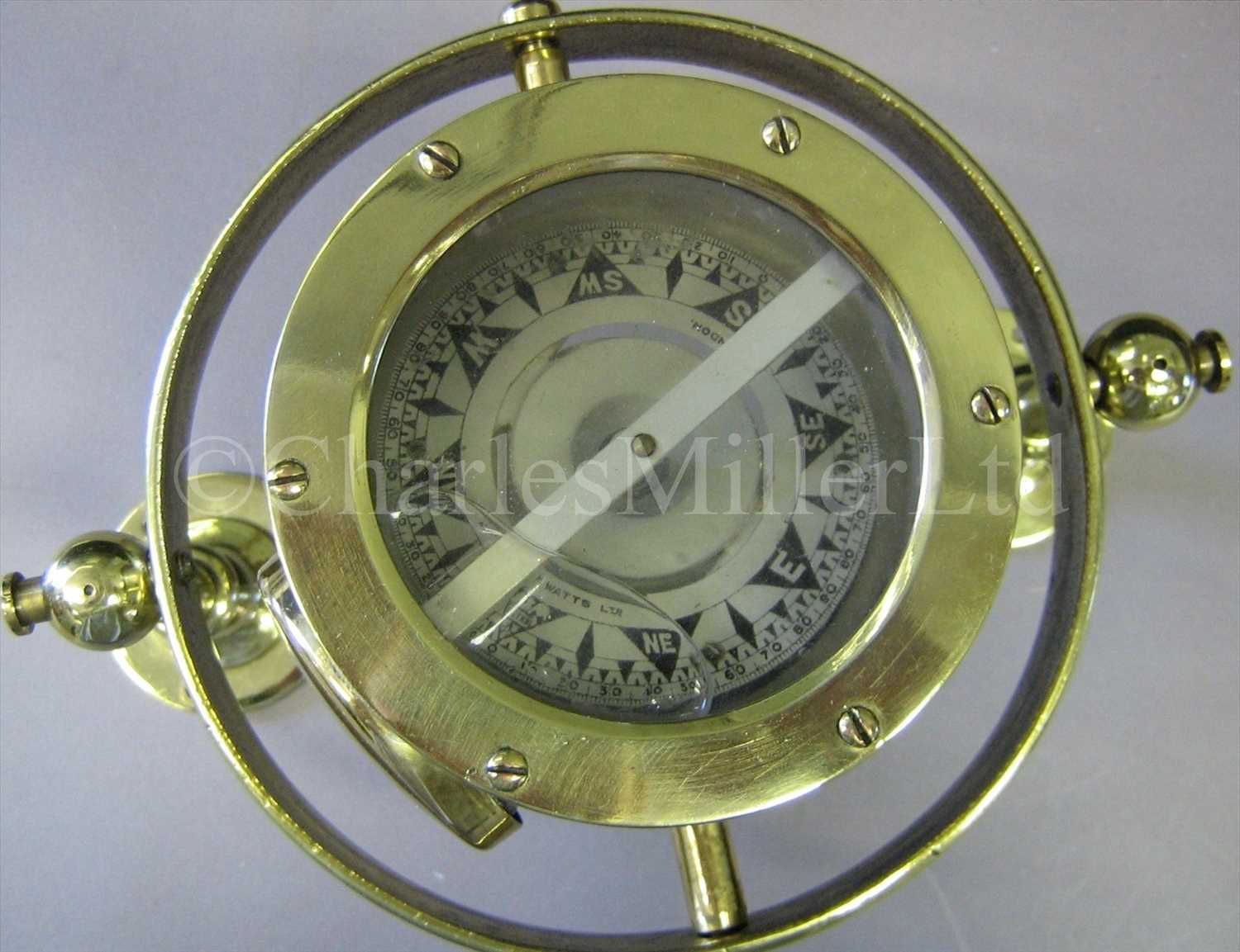 Lot 230 - A 20TH-CENTURY "TELL-TALE" COMPASS BY...