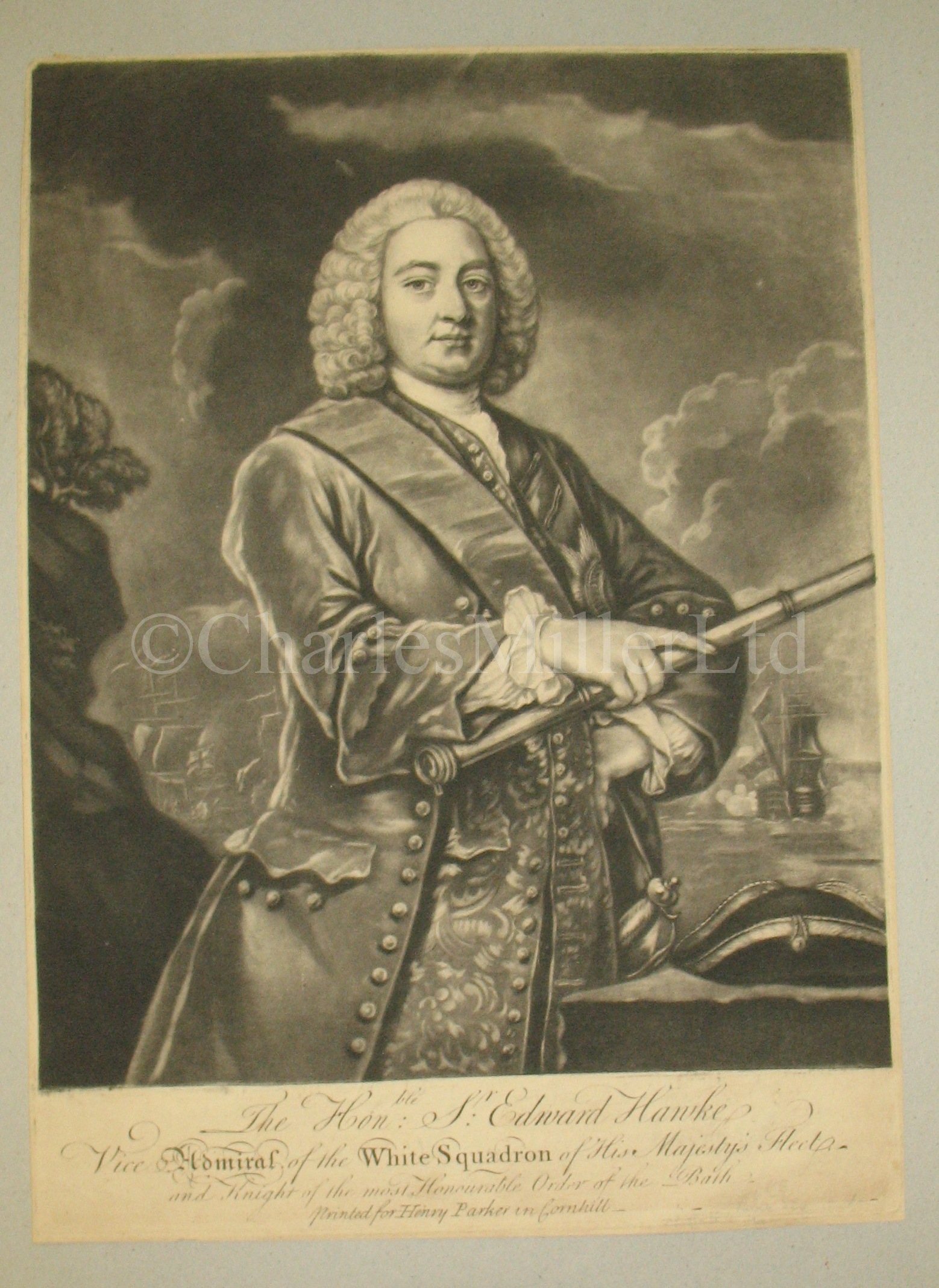 Lot 30 - 'SIR HUGH PALLISER BART' published by J.R.