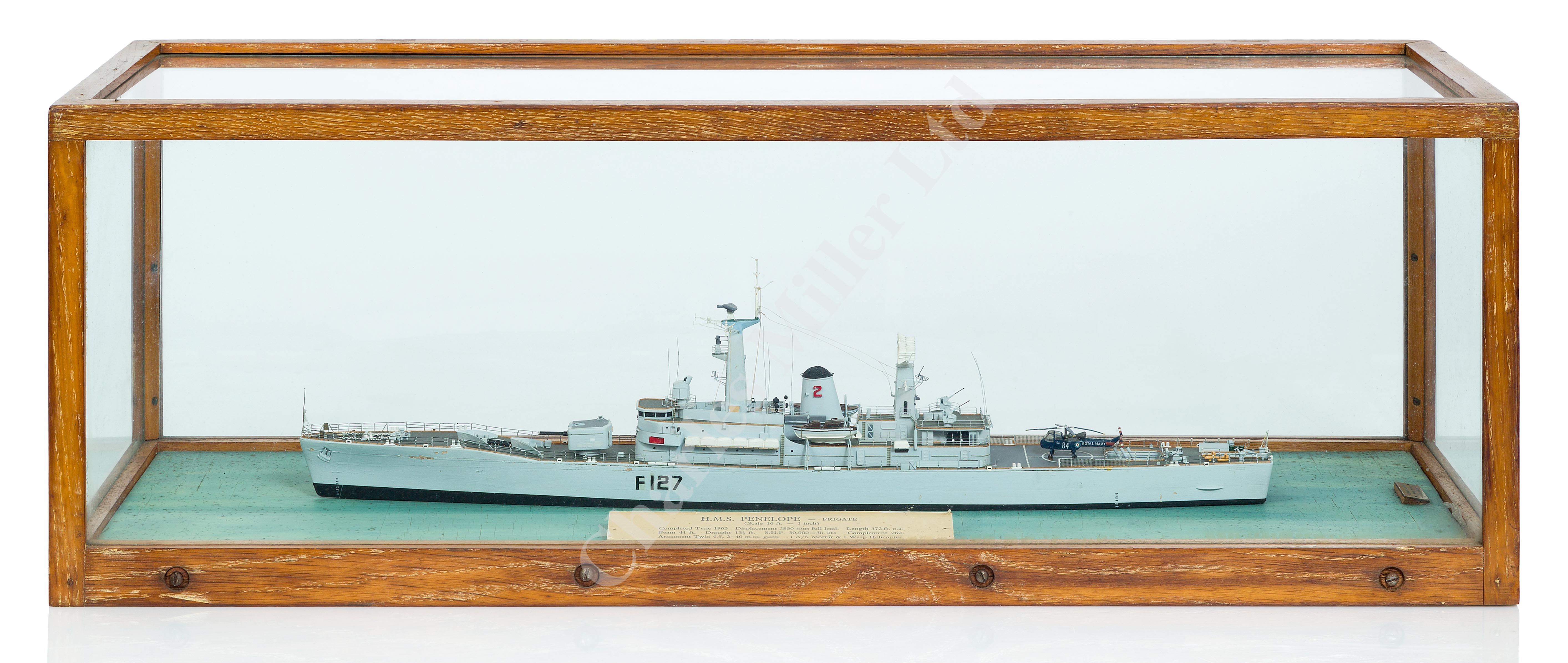 Lot 329 - A 16FT:1IN SCALE WATERLINE MODEL OF THE